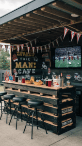 DIY Outdoor Pallet Bar