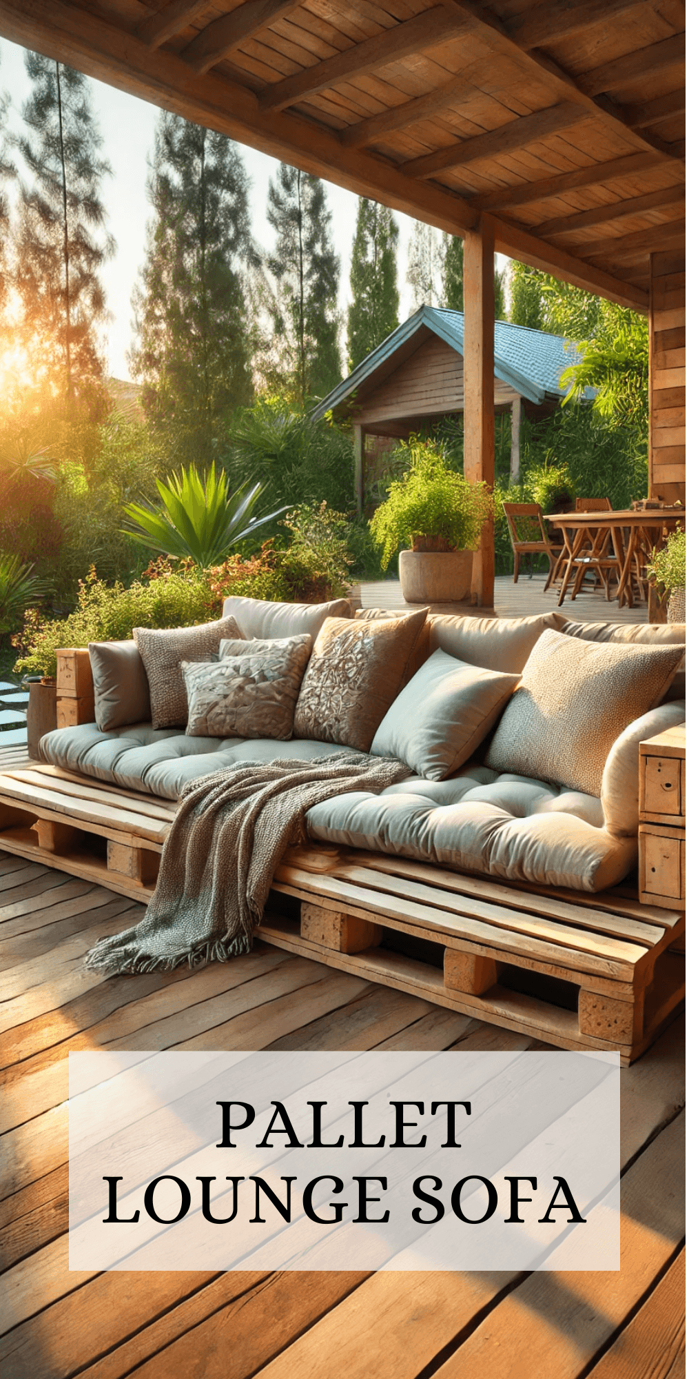 DIY Pallet Lounge Sofa Set