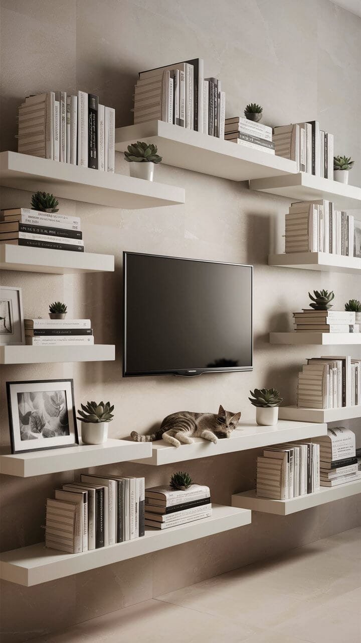 Creative Ways to Use Floating Shelves for Storage and Style - The Wood ...