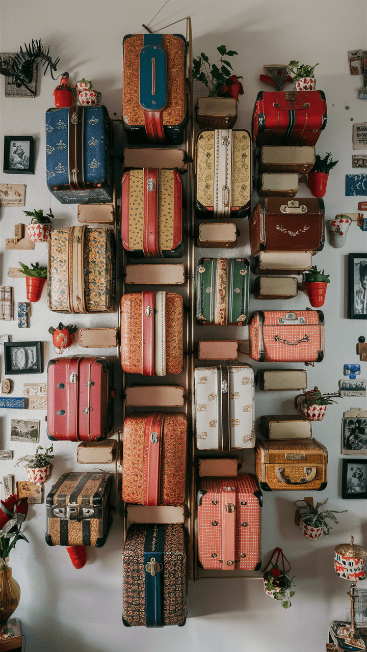 Repurpose Vintage Suitcases into Stylish Cabinets