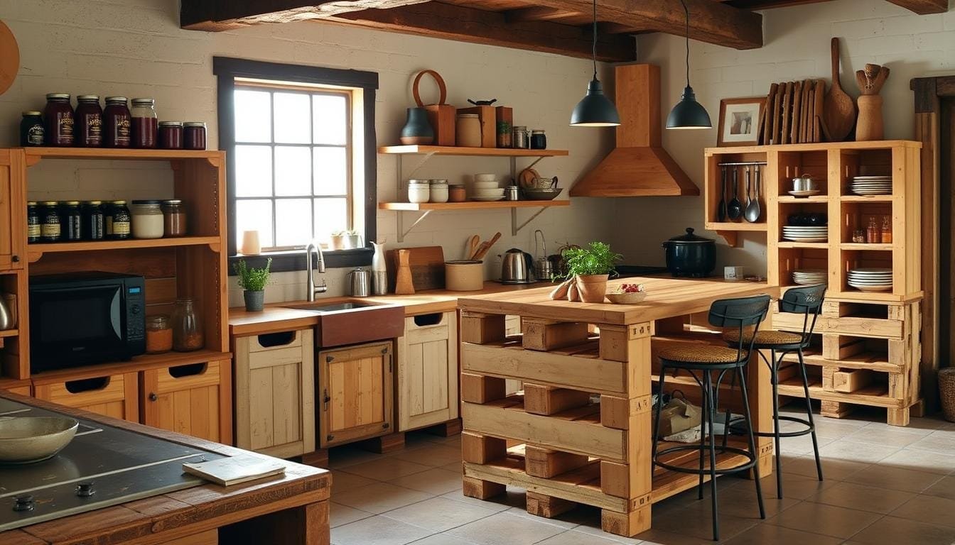 12 Creative DIY Pallet Furniture Ideas for Kitchens