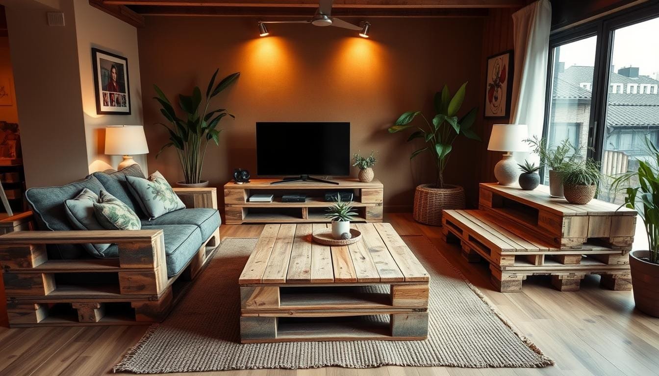 12 Stunning DIY Pallet Furniture Ideas for Living Rooms