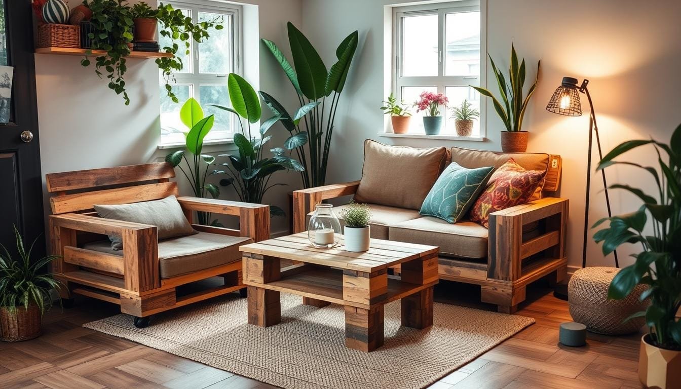 10 Easy Pallet Furniture Projects for Small Spaces